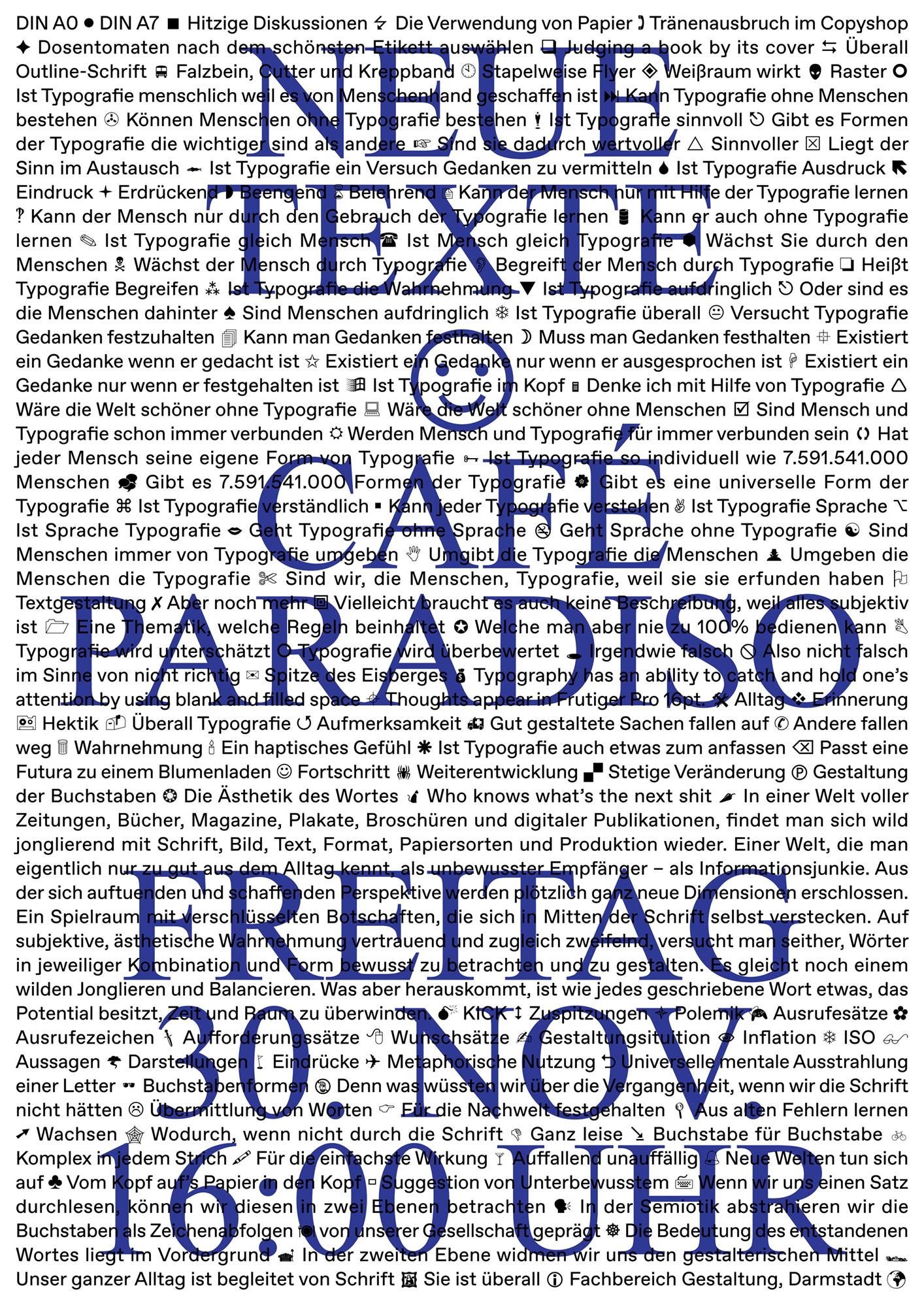 Jacob Tegel — Neue Texte — Was ist Typografie?